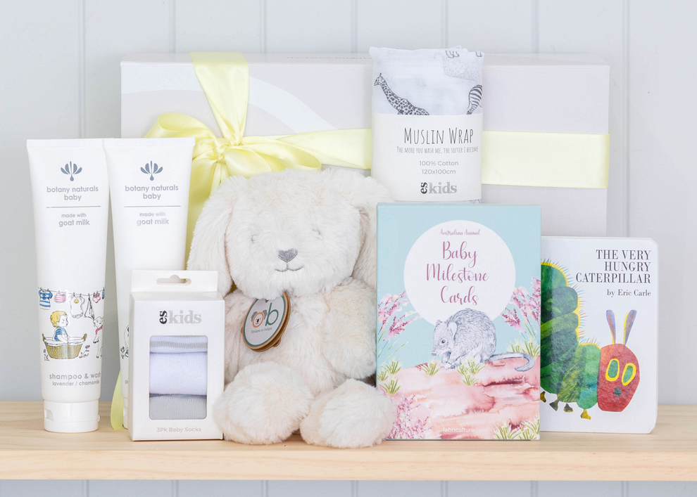 Grey Baby Hamper - Baby Gifts Australia - NQ Gift Hampers