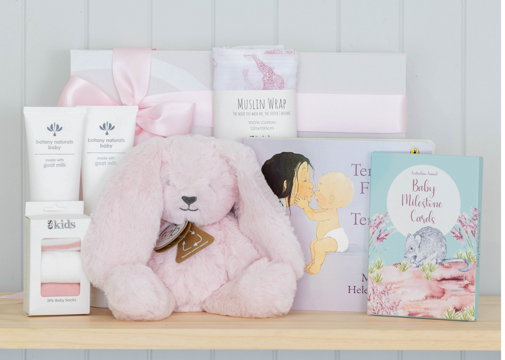 Pink Baby Hamper - Baby Gifts Australia - NQ Gift Hampers